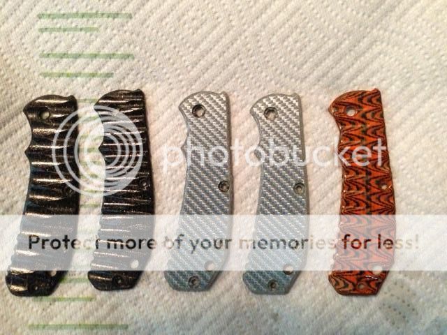 Custom ZT 0550 Scales (LSCF, Silver Twill, CF & G-10 hybrid ...