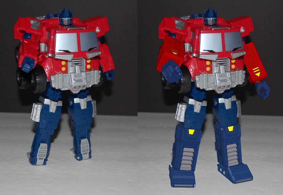 Heavy/Scratch: - Shapeways: FOC Bruticus upgrade kit (more game ...